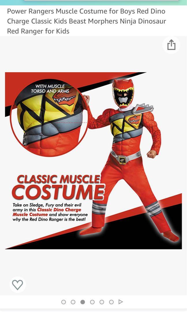 Power Rangers Muscle Costume, Babies & Kids, Babies & Kids Fashion on ...