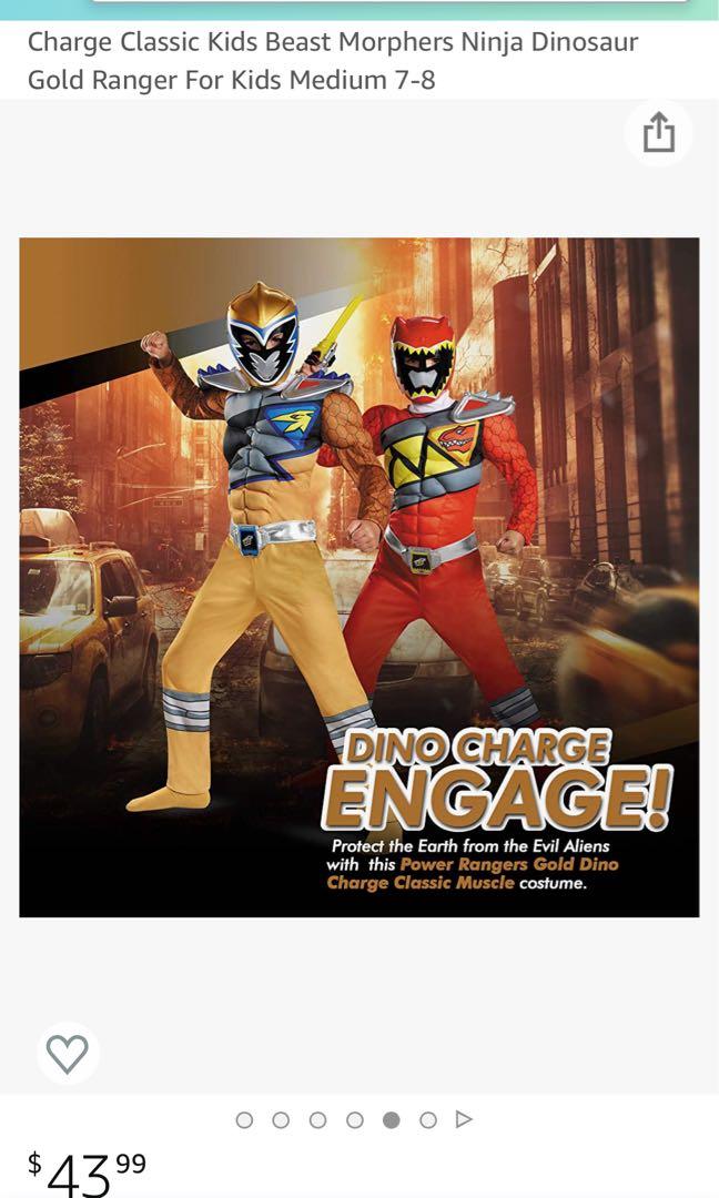 Power Rangers Muscle Costume, Babies & Kids, Babies & Kids Fashion on ...