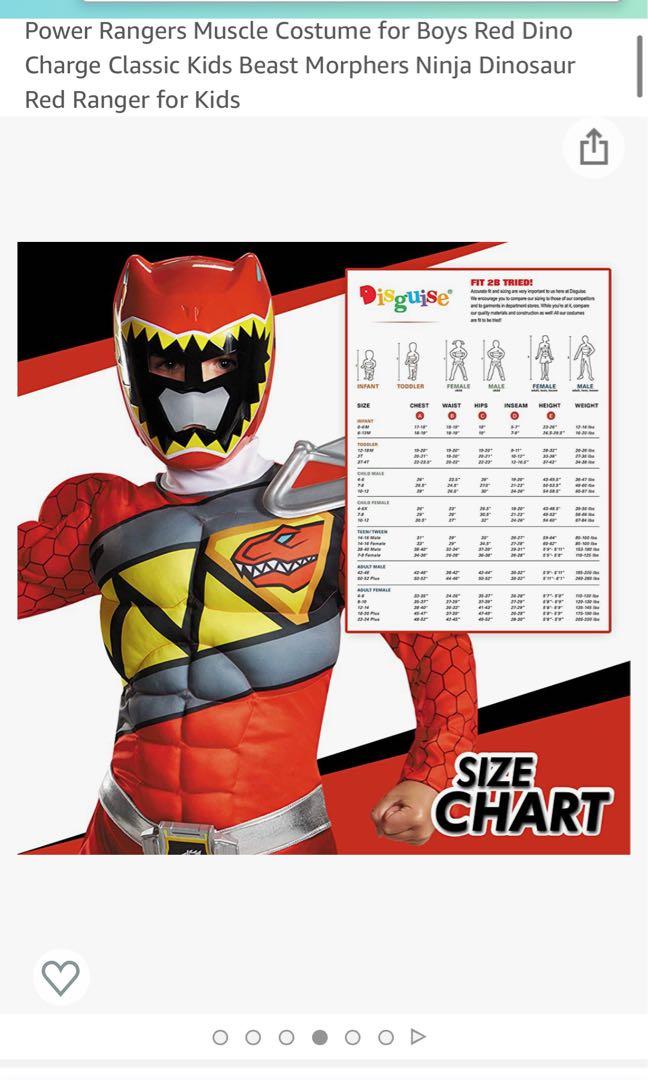 Power Rangers Muscle Costume, Babies & Kids, Babies & Kids Fashion on ...