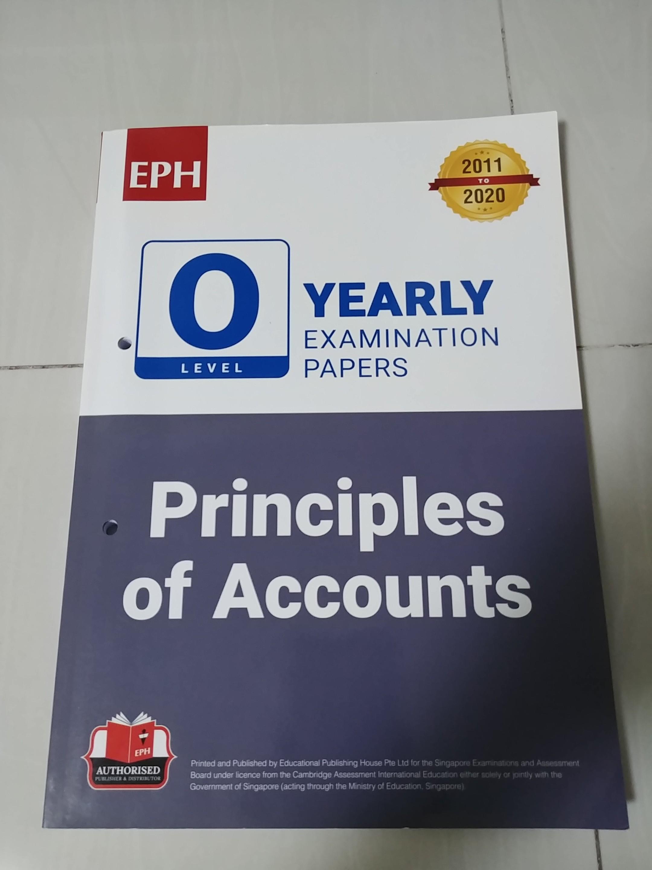 Principles of Accounts O Level Yearly Exam Papers, Hobbies & Toys ...