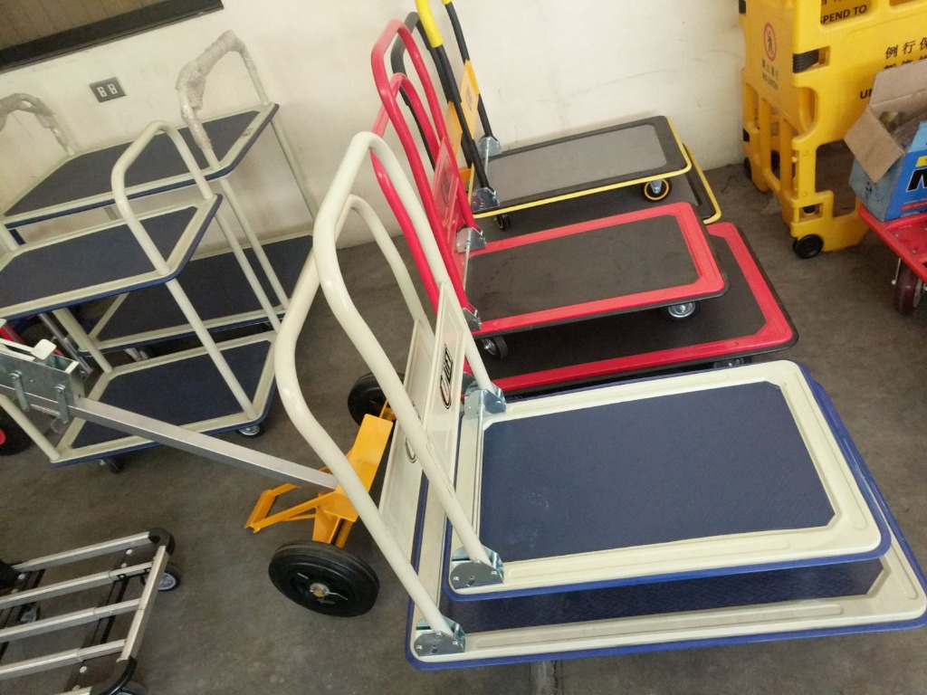 Push cart 150 kg / 300 kg trolley hand platform truck pushcart ...