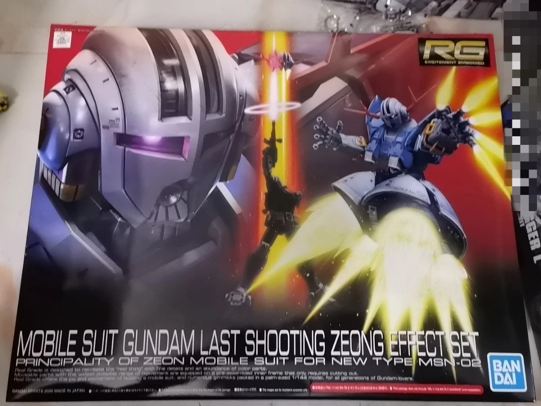 RG Zeong Gundam Last Shooting Effect Set, Hobbies & Toys, Toys & Games ...
