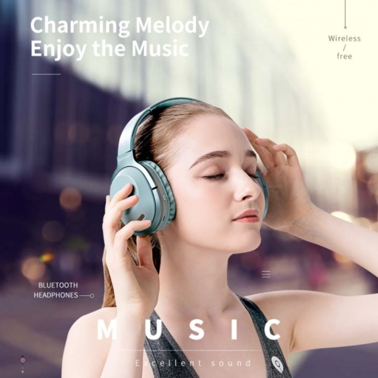 Rock Space Bluetooth Headphone T-02, Audio, Headphones & Headsets on ...