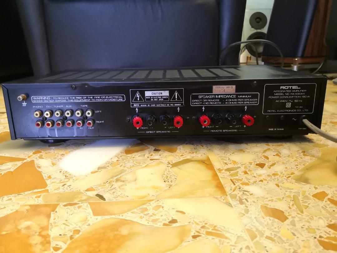 Rotel RA-930AX stereo integrated amplifier, Audio, Soundbars, Speakers ...
