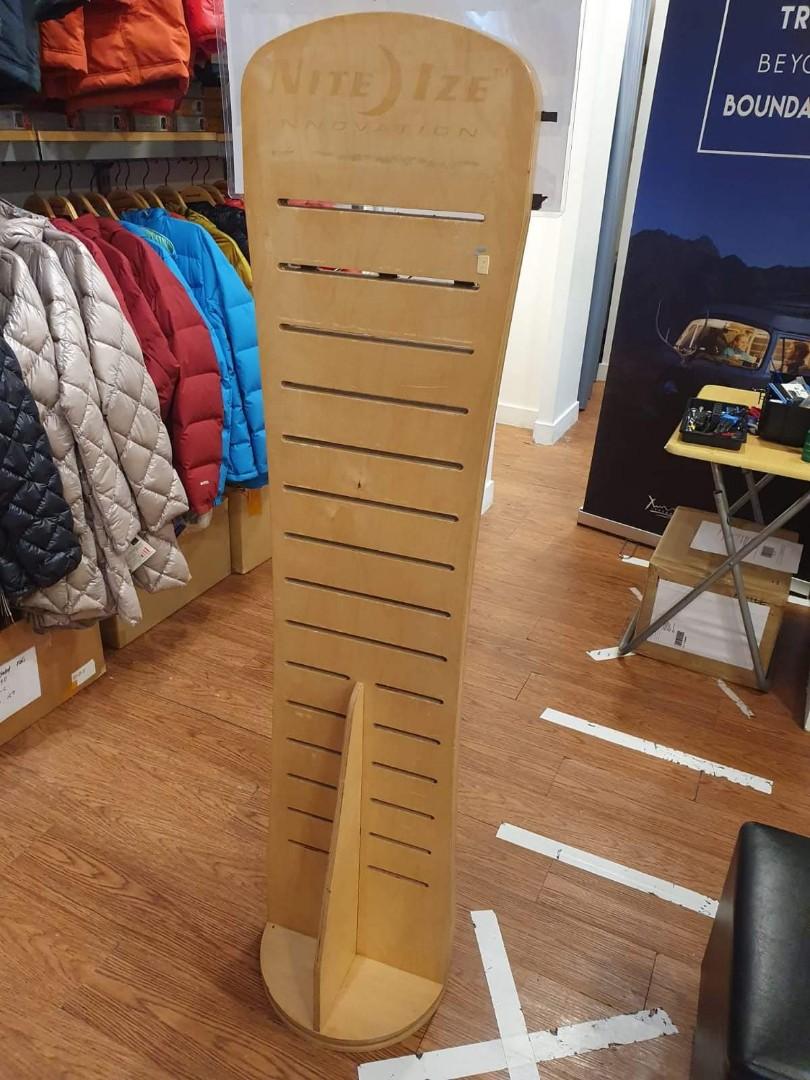 Round slat Wall display rack, Furniture & Home Living, Furniture ...