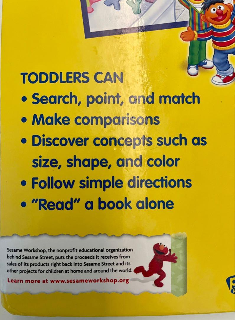 Sesame Street-ELMO 發聲公仔+Elmo’s potty Book(First look n find ), 興趣及遊戲 ...