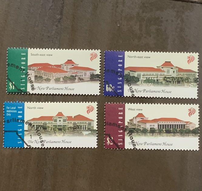 Singapore New Parliament House stamps set used, Hobbies & Toys ...