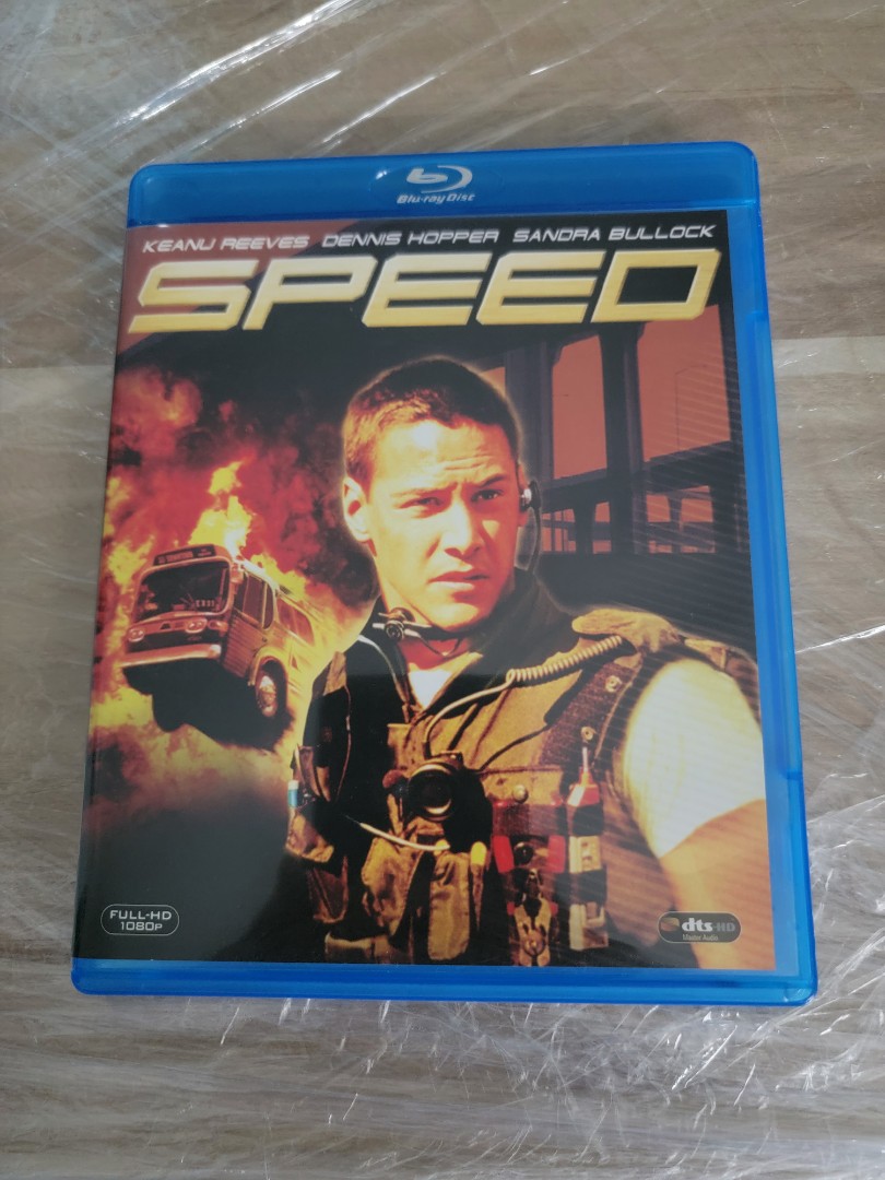 Speed 生死時速 Blu-ray (港版）, 興趣及遊戲, 音樂樂器 & 配件, 音樂與媒體 - CD 及 DVD - Carousell