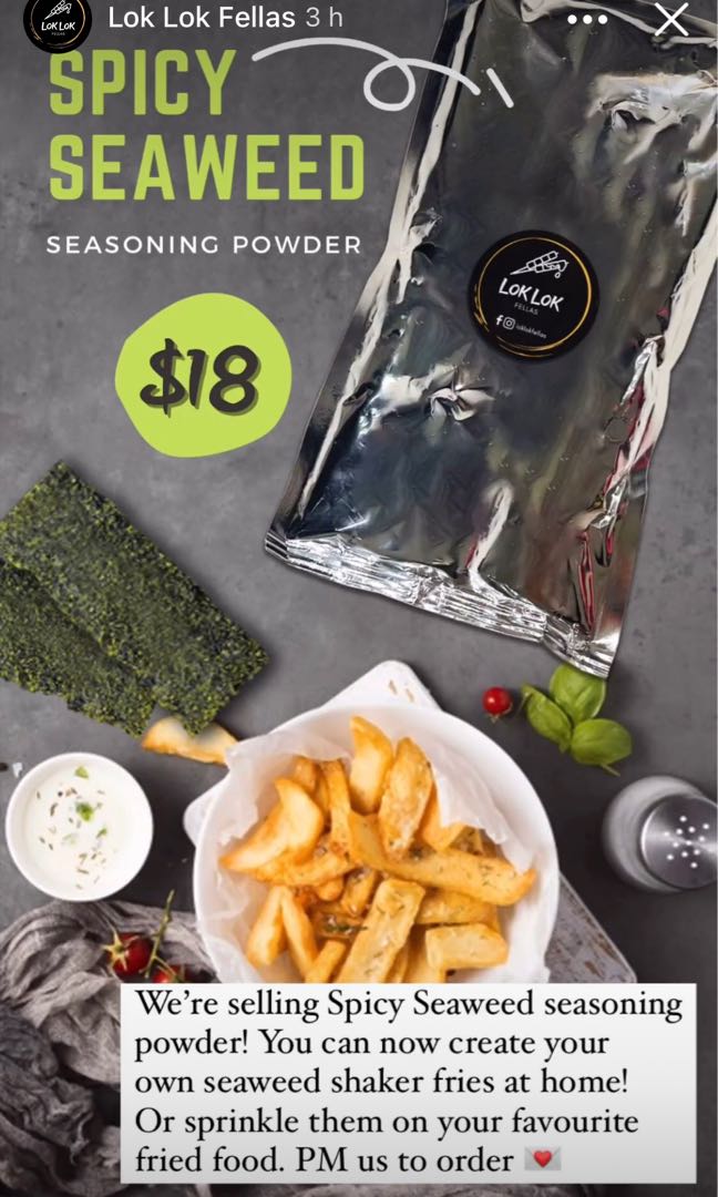 Spicy seaweed shaker seasoning 500g, Food & Drinks, Spice & Seasoning ...