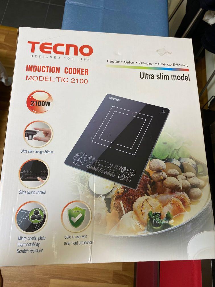 Techno Induction Cooker with free Wok, Furniture & Home Living ...