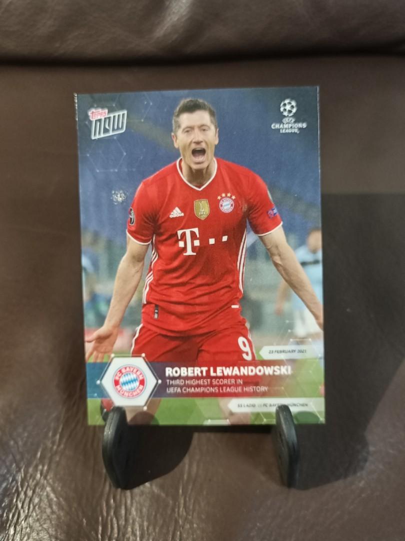 Topps Now Robert Lewandowski Champions League Soccer Card #46, Hobbies ...