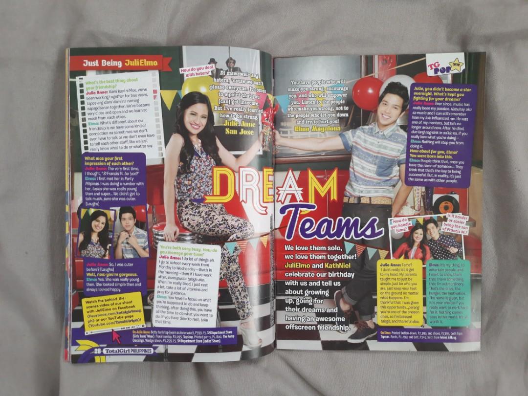 Total Girl Magazines - Julie Anne San Jose, Elmo Magalona, Bea Binene ...