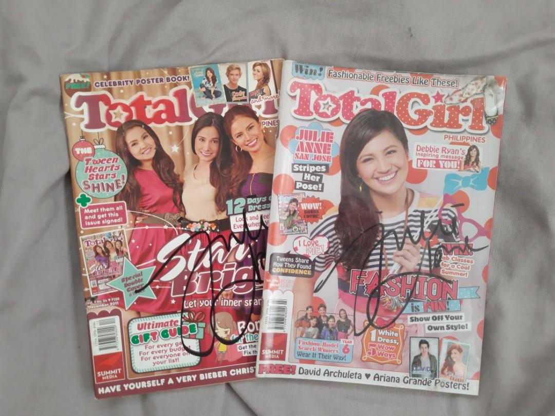 Total Girl Magazines - Julie Anne San Jose, Elmo Magalona, Bea Binene ...