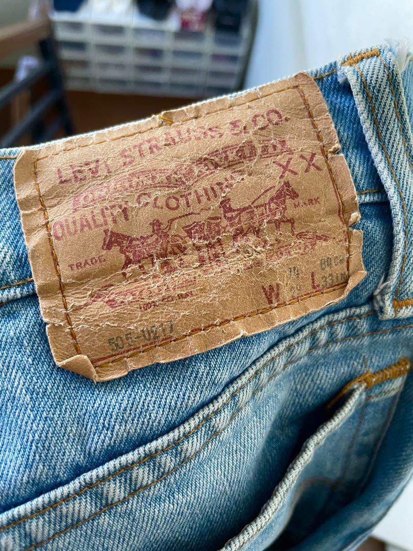 Vintage 70’s Levi’s 505-0217 Made in Hong Kong, Men's Fashion, Bottoms ...