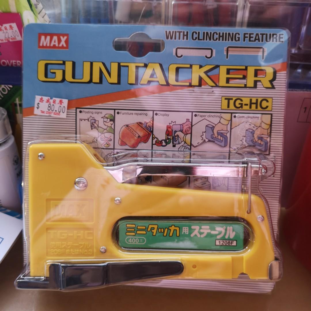 太子店 Max TG-HC 木板皮革釘槍 釘書機stapler gun tracker, 興趣及遊戲, 手作＆自家設計, 工藝用品及工具 ...