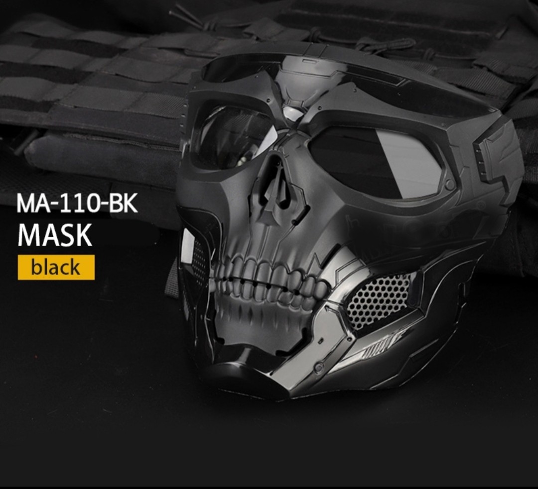 Airsoft Skull Mask, Hobbies & Toys, Toys & Games on Carousell