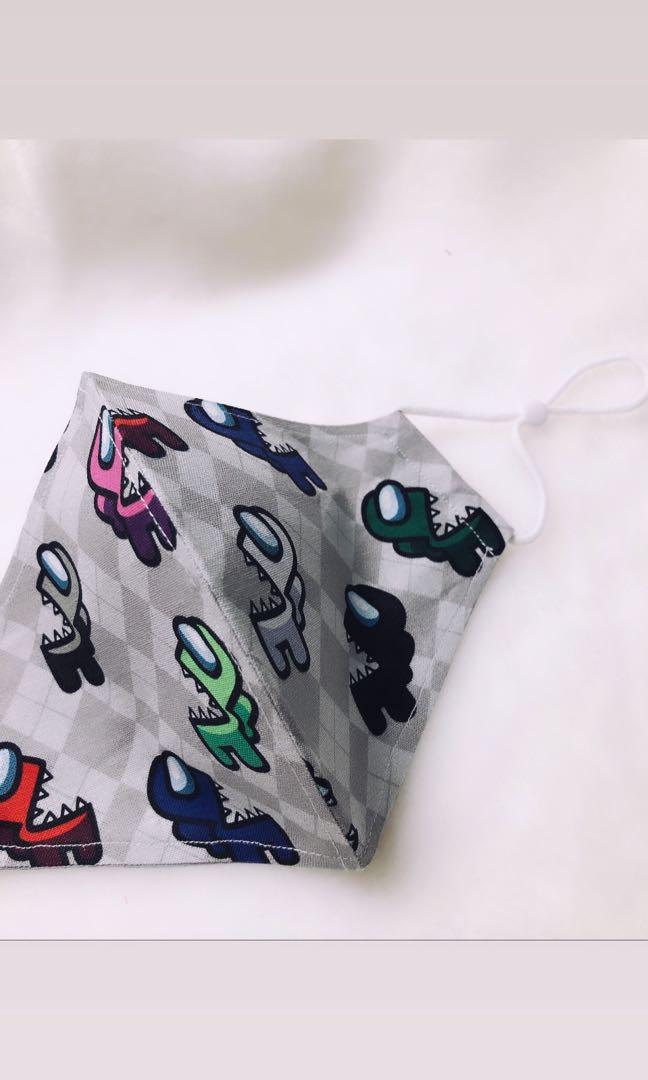 Among us mask(light grey), Health & Nutrition, Face Masks & Face ...