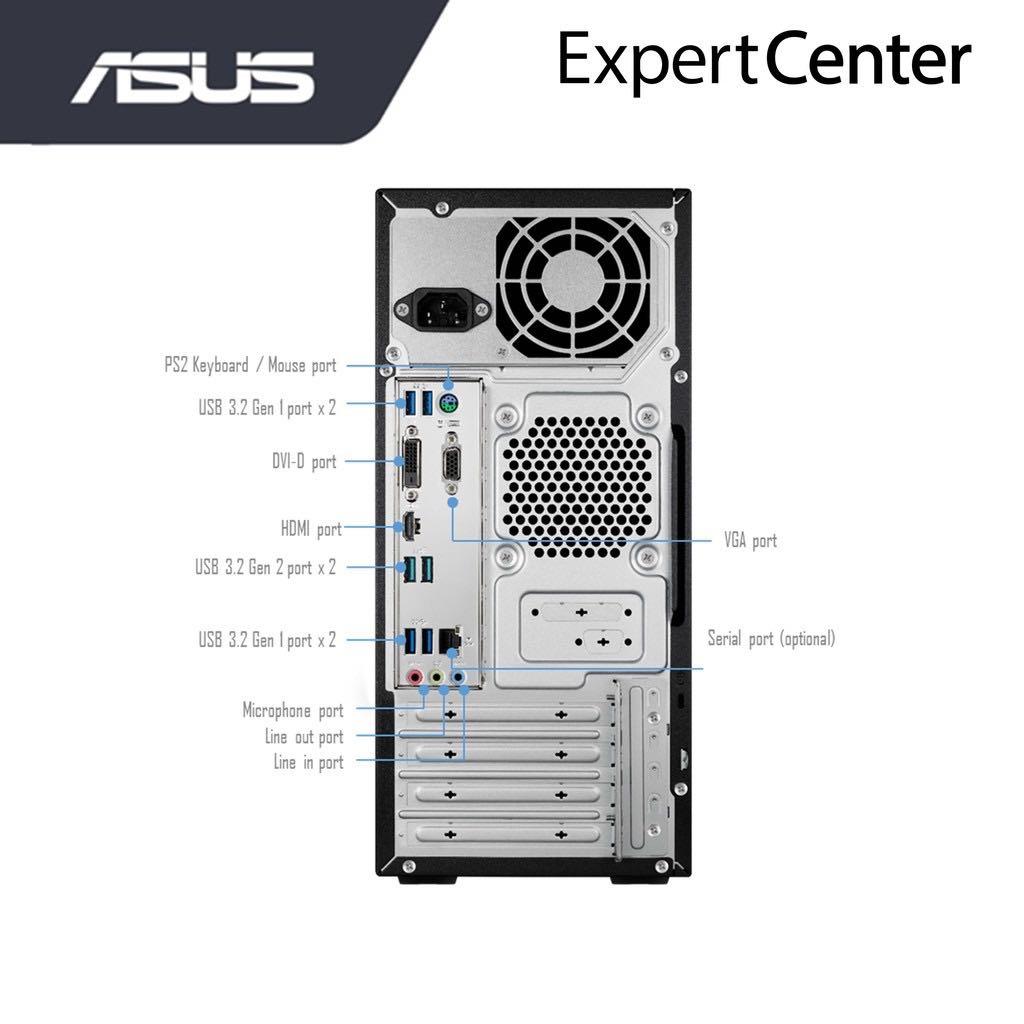 ASUS Desktop PC Expert Center AMD Ryzen 5 4600G (X500MA-R4600G002TS ...