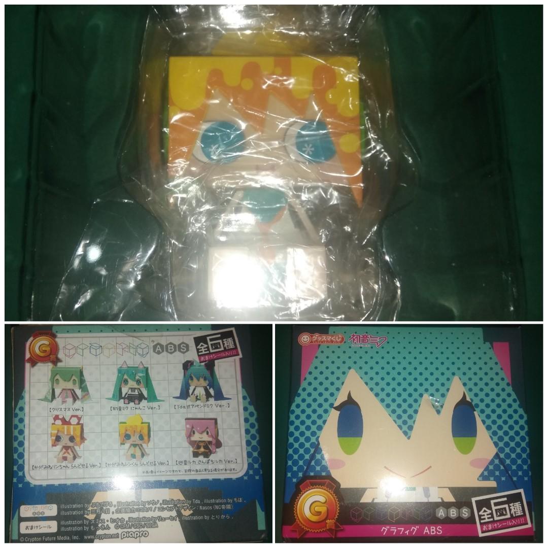 Authentic Hatsune Miku Vocaloid Graphig ABS Mini Figure, Hobbies & Toys ...