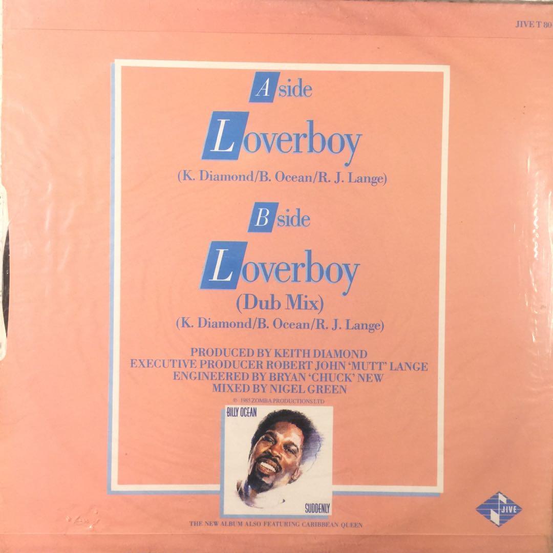 Billy Ocean/LOVERBOY 45 rpm 12” Single 1984年黑膠唱片, 興趣及遊戲, 收藏品及紀念品, 明星周邊 ...