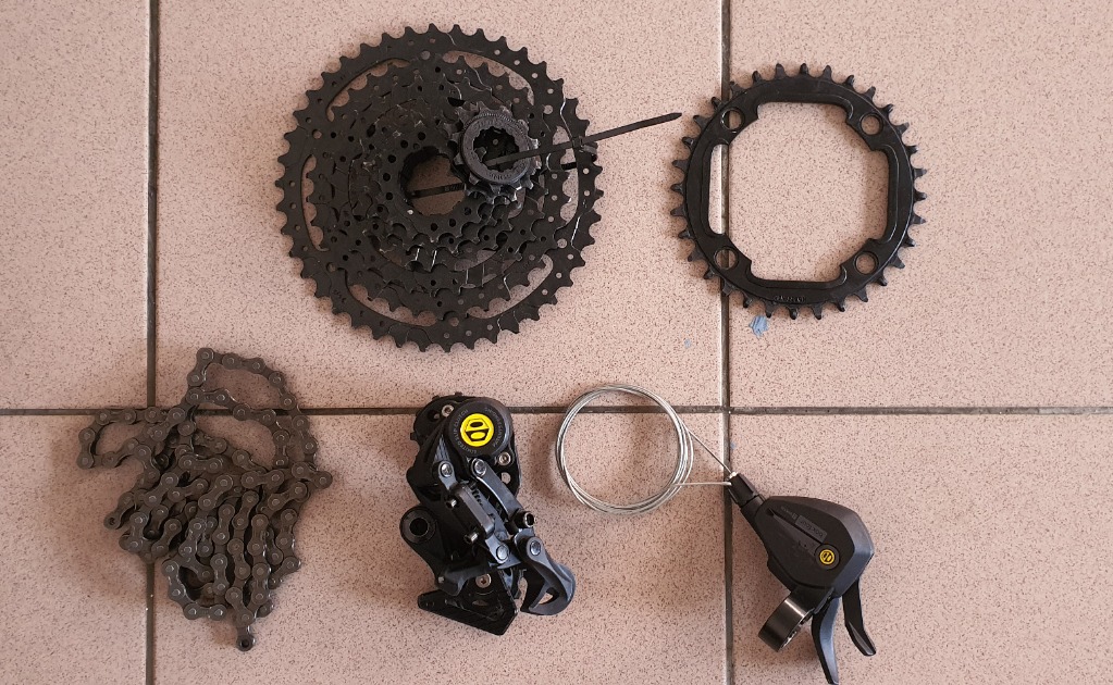 BOX 4 8 speed groupset for sale, Sports Equipment, Bicycles & Parts ...