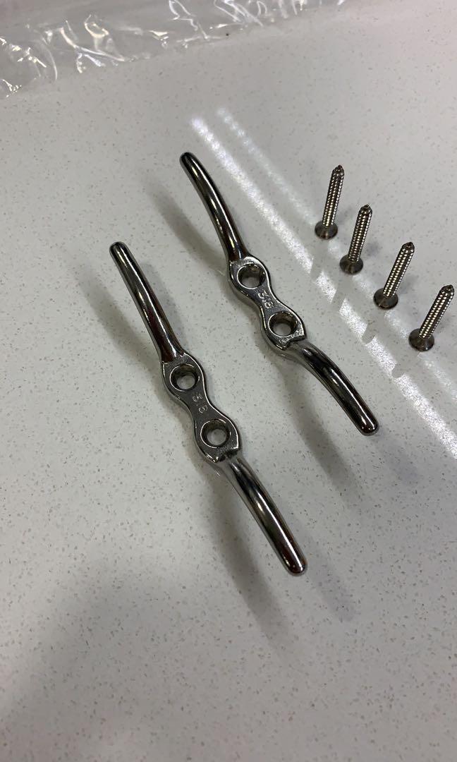 Cleat for wire, rope, act as hook!, Everything Else on Carousell