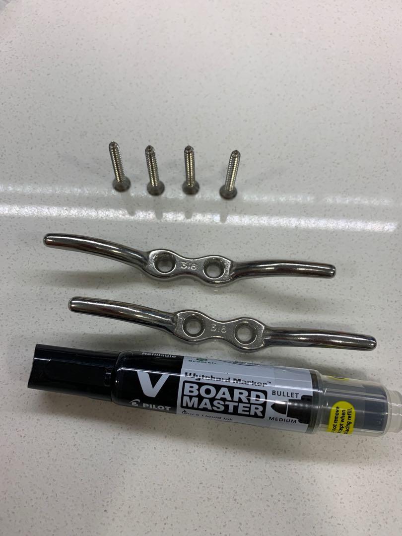 Cleat for wire, rope, act as hook!, Everything Else on Carousell