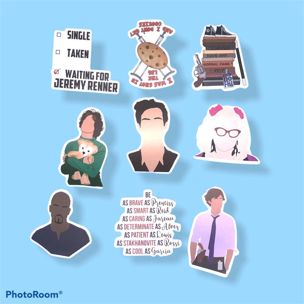 Criminal Minds Waterproof Sticker TV Show Design Pack, Hobbies & Toys ...