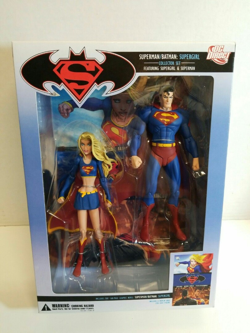 DC Direct Superman/Batman Return Of Supergirl Collector Set, Hobbies ...