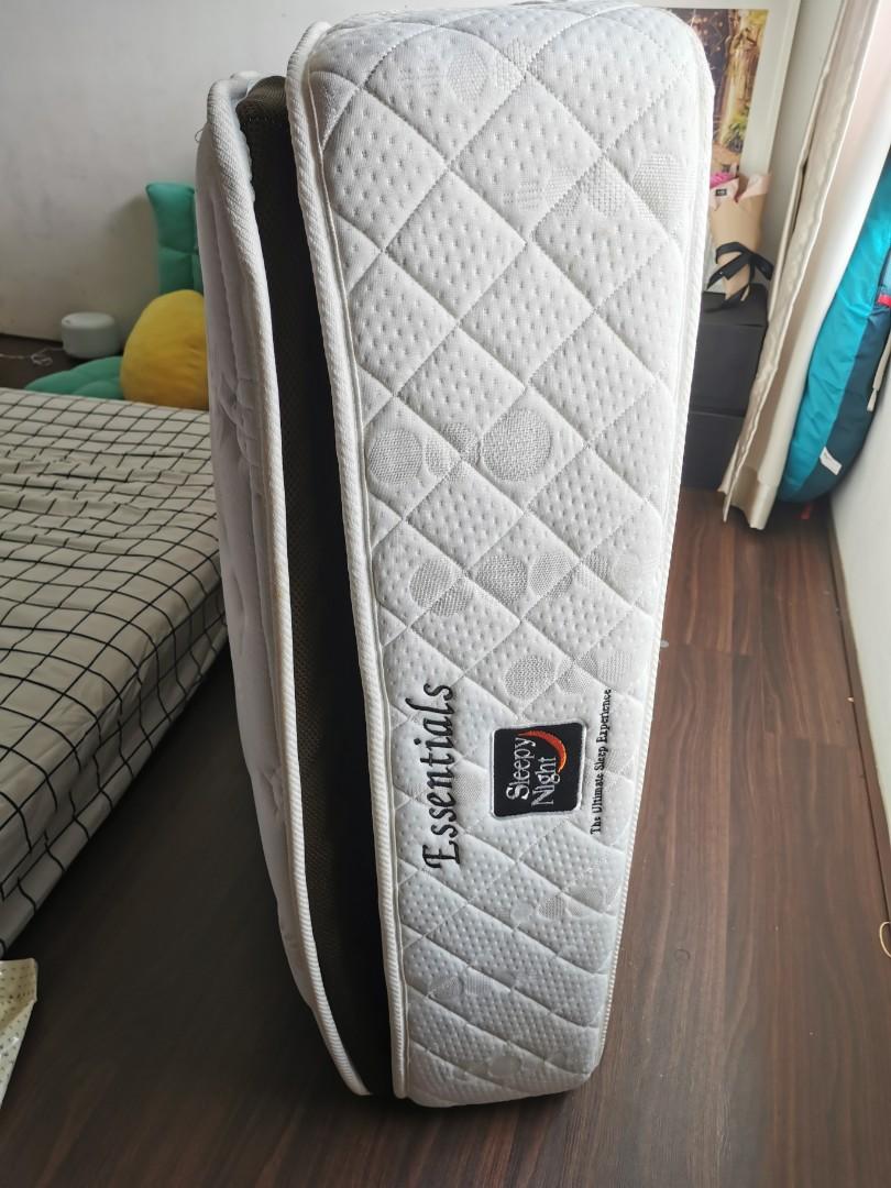 Essentials Sleepy Night Mattress, Furniture & Home Living, Furniture ...