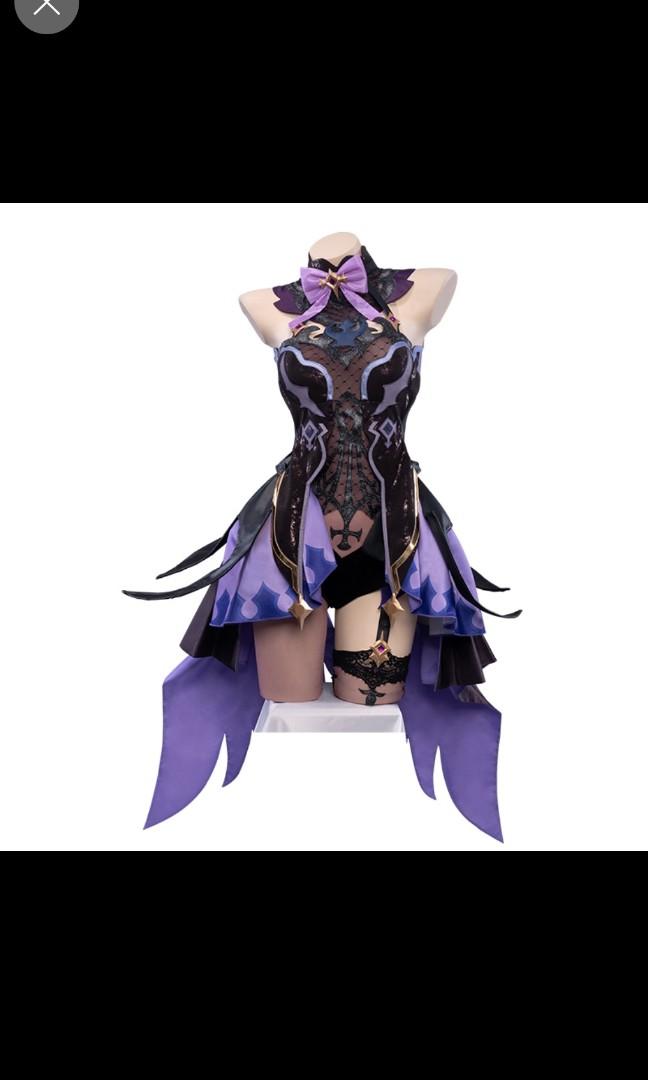 Fischl full set props genshin impact cosplay, Hobbies & Toys ...