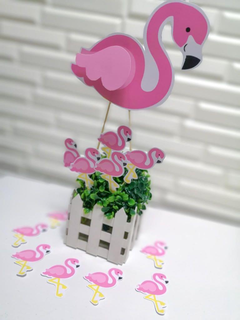 “Flamingo” Printable Cake & Cupcake Toppers, Design & Craft, Art ...