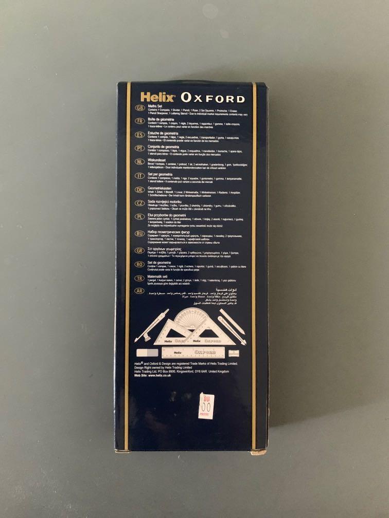Helix Oxford Mathematical Instruments Set, 興趣及遊戲, 手作＆自家設計, 文具 - Carousell
