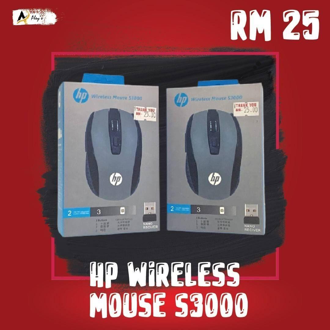 HP WIRELESS MOUSE S3000, Computers & Tech, Parts & Accessories, Mouse ...