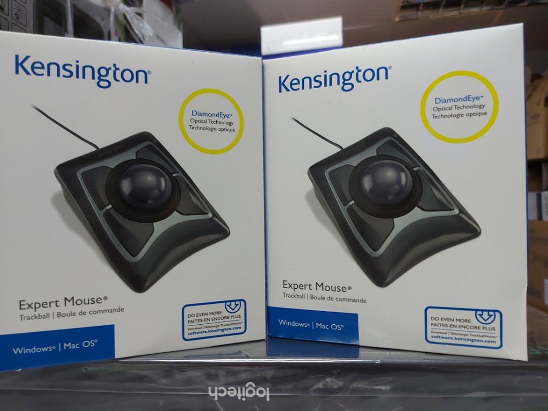 全新行貨長期現貨 Kensington K64325 Expert Mouse有線軌跡球, 手提電話, 智能穿戴裝置及智能手錶 - Carousell