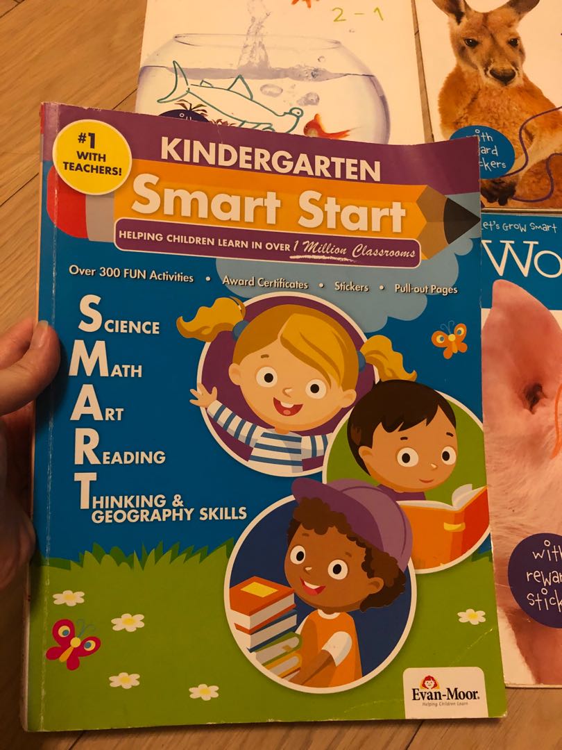 Kindergarten smart start exercise ( 95% new), 興趣及遊戲, 書本 & 文具, 小朋友書 ...