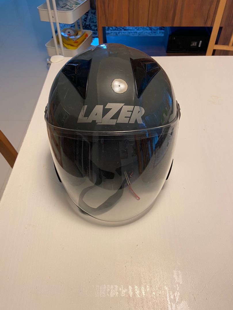 Laser Helmet, Motorcycles, Motorcycle Apparel on Carousell