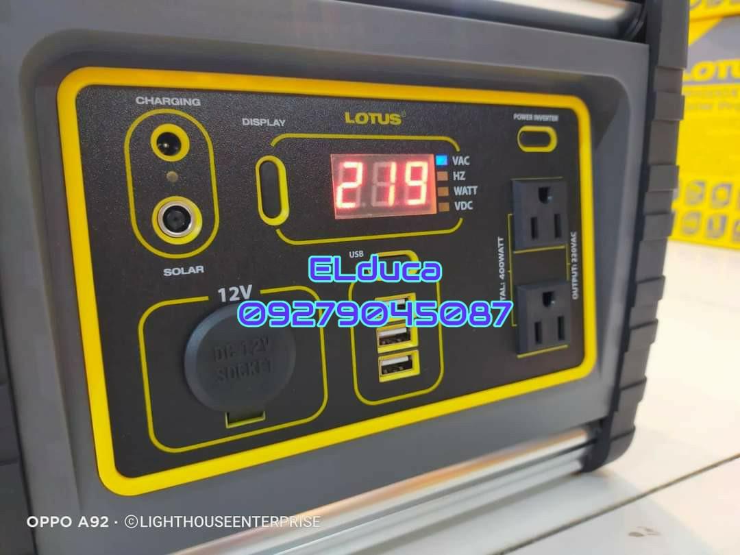 LOTUS 200w, 400w and 800w Powerstation Inverter Generator - Solar Power ...