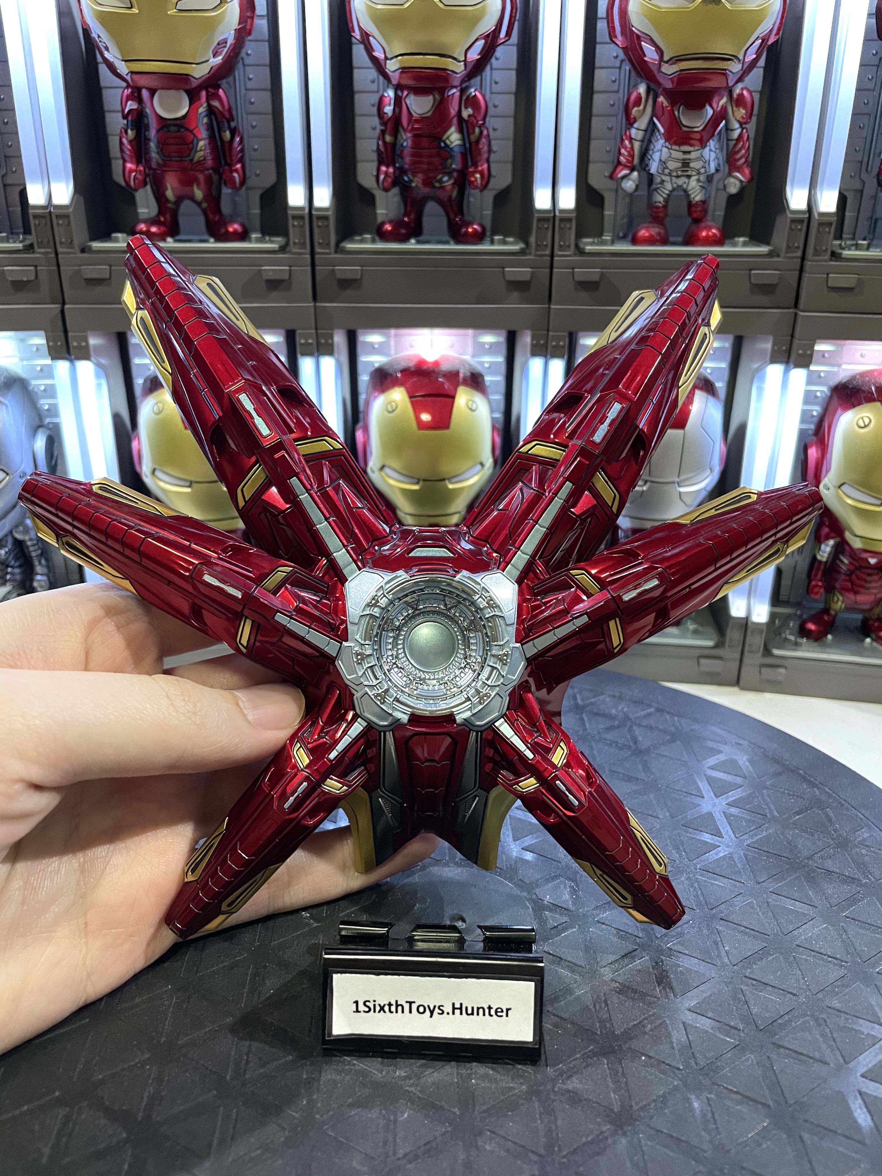 MARVEL AVENGERS END GAME HOT TOYS 1/6 SCALE MMS528D30 TONY STARK IRON ...