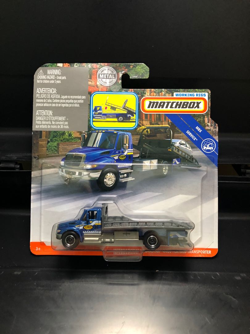MBX Matchbox Real Working Rigs International Durastar 4400 Flatbed ...