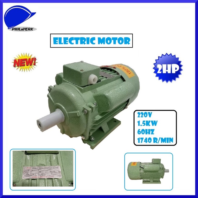 Mindong Electric Motor 2HP (Pure Copper), Commercial & Industrial ...
