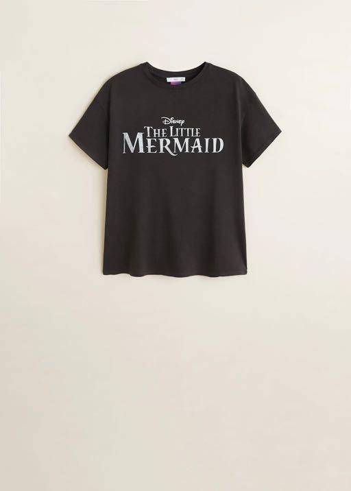 New !! Mango Mermaid Disney Tshirt, Fesyen Wanita, Pakaian Wanita ...