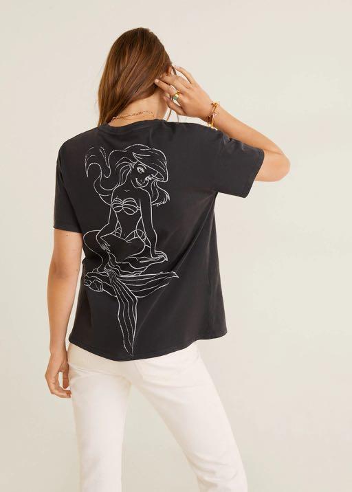 New !! Mango Mermaid Disney Tshirt, Fesyen Wanita, Pakaian Wanita ...