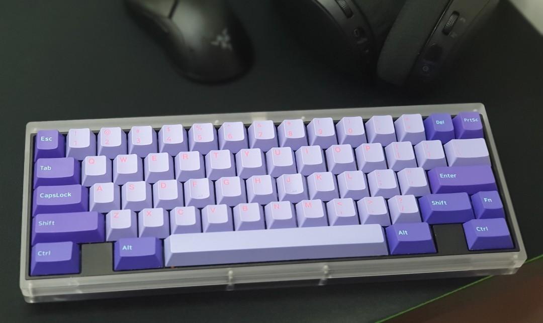 Novelkeys Vaporwave keycaps for custom mechanical keyboard, Computers ...