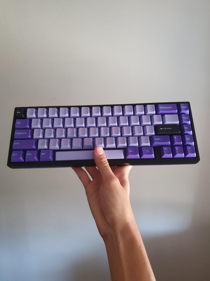 Novelkeys Vaporwave keycaps for custom mechanical keyboard, Computers ...