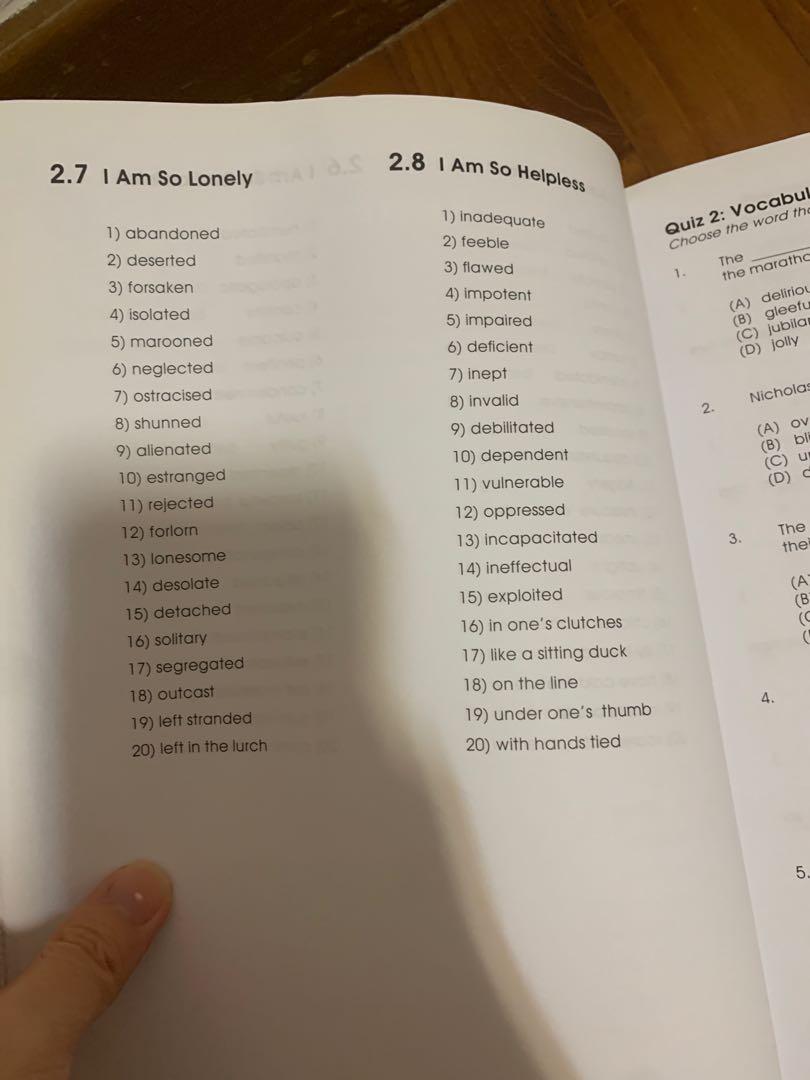 O Level English Vocabulary Exercise Book, Hobbies & Toys, Books ...