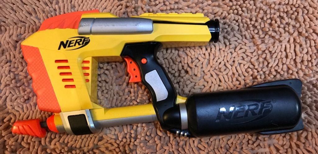Original Nerf ICON SERIES MagStrike N-Strike Elite OT Orange Trigger ...