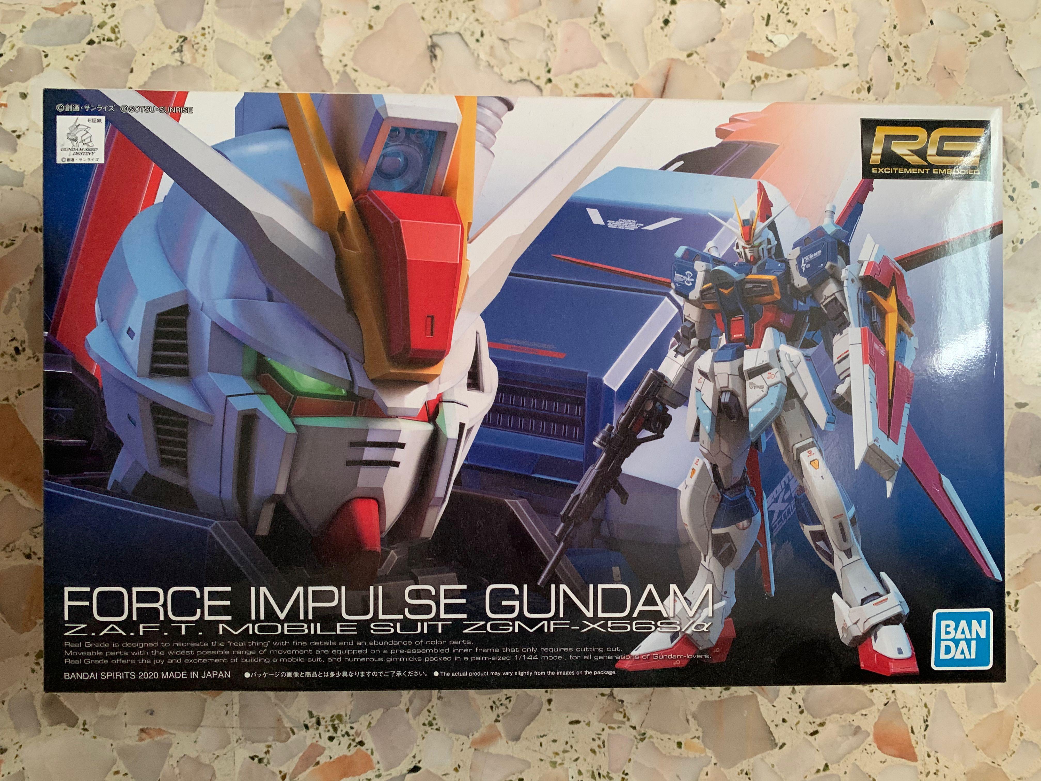 RG Force Impulse Gundam built assembled, Hobbies & Toys, Toys & Games ...