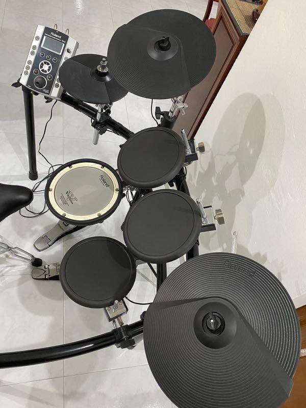 Roland electric drum set, Hobbies & Toys, Music & Media, Musical ...