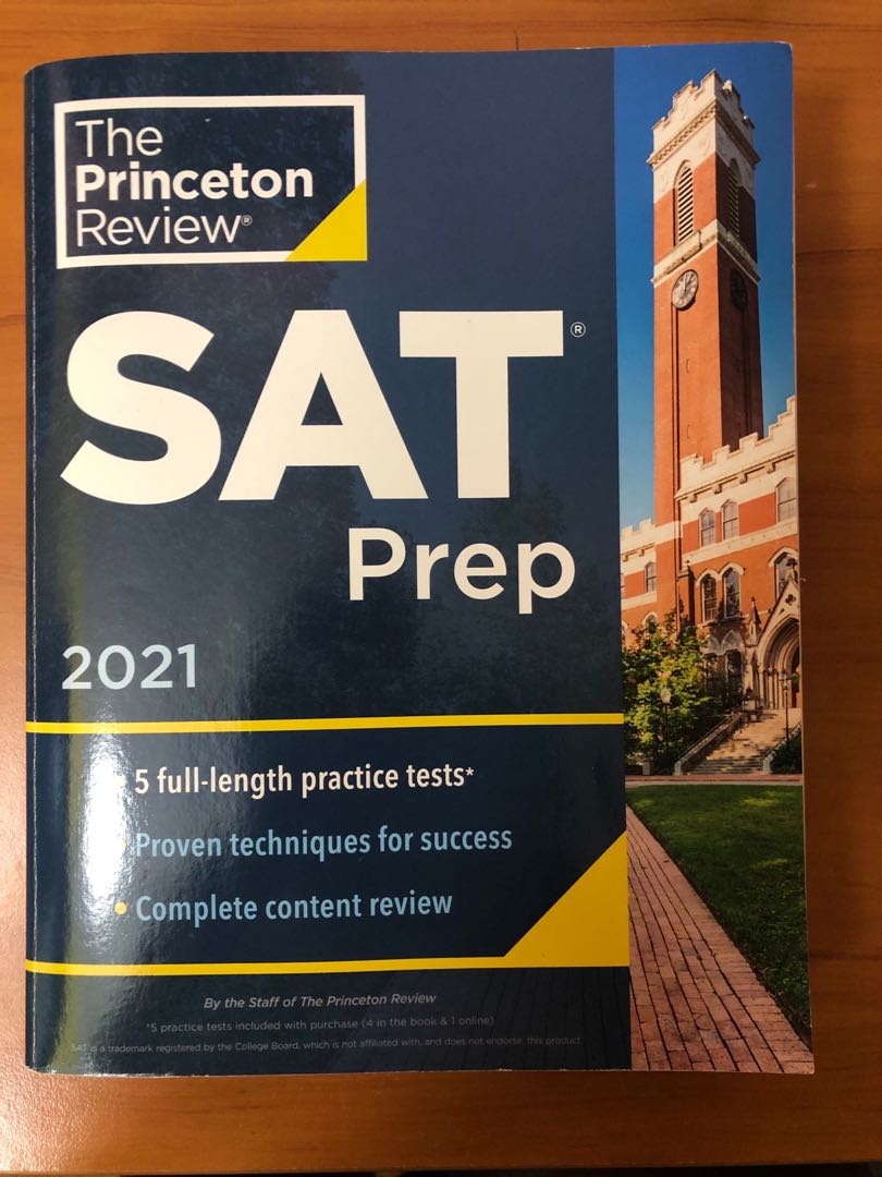SAT princeton review prep 2021, Hobbies & Toys, Books & Magazines ...